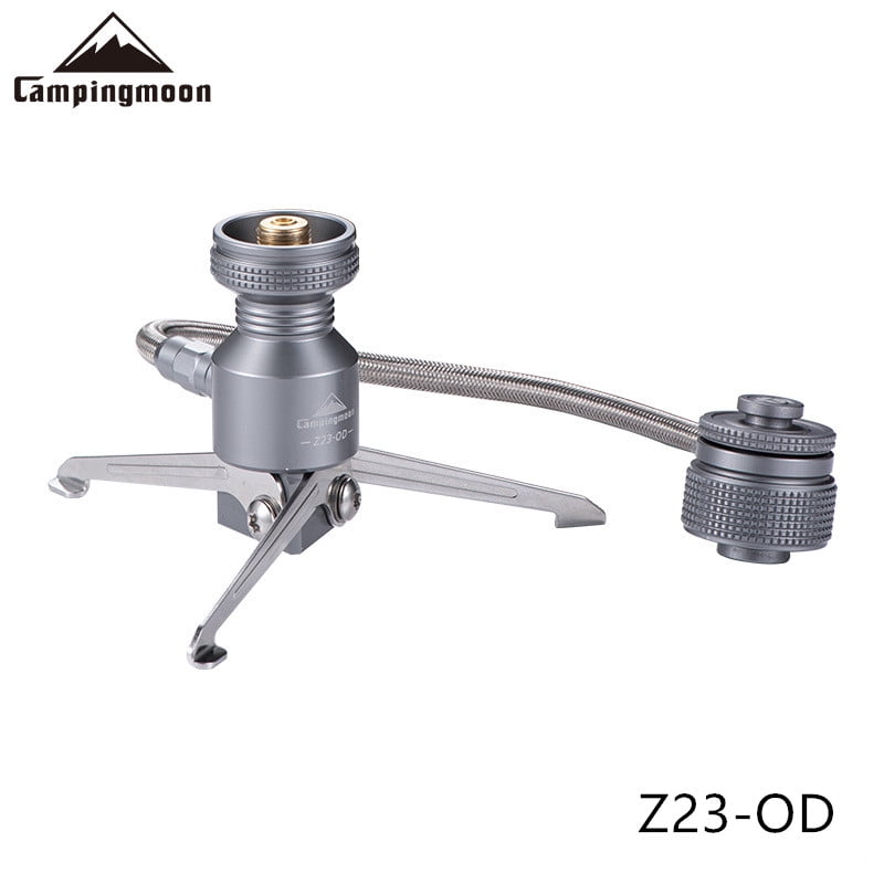Campingmoon Tripod Butane Canister Adapter Gas Stove Gas Lamp Connect ...