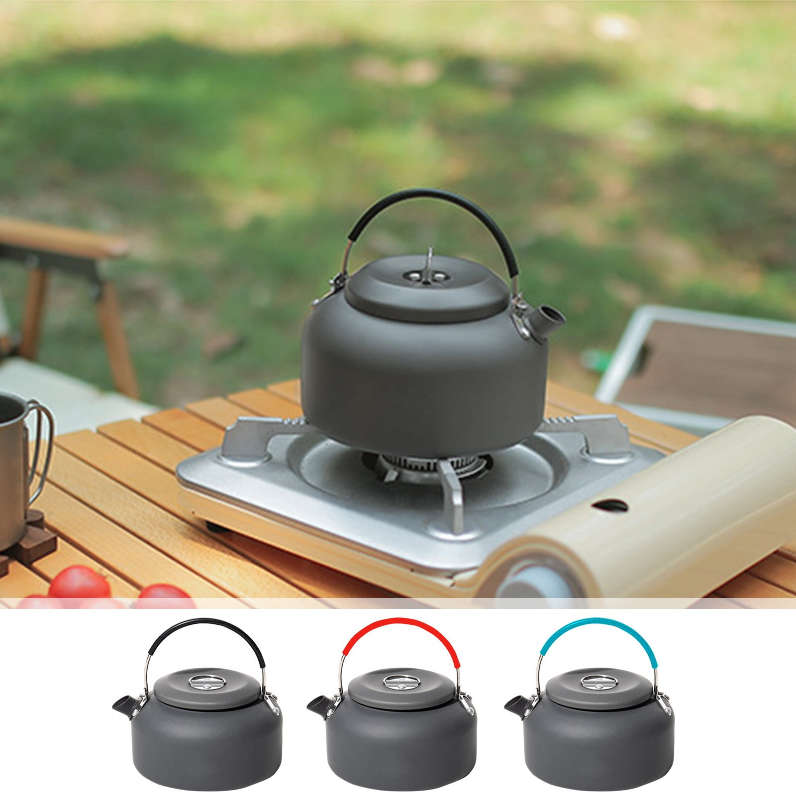 Campingportable 800Ml Lightweight Stainless Steel Camping Kettle and ...
