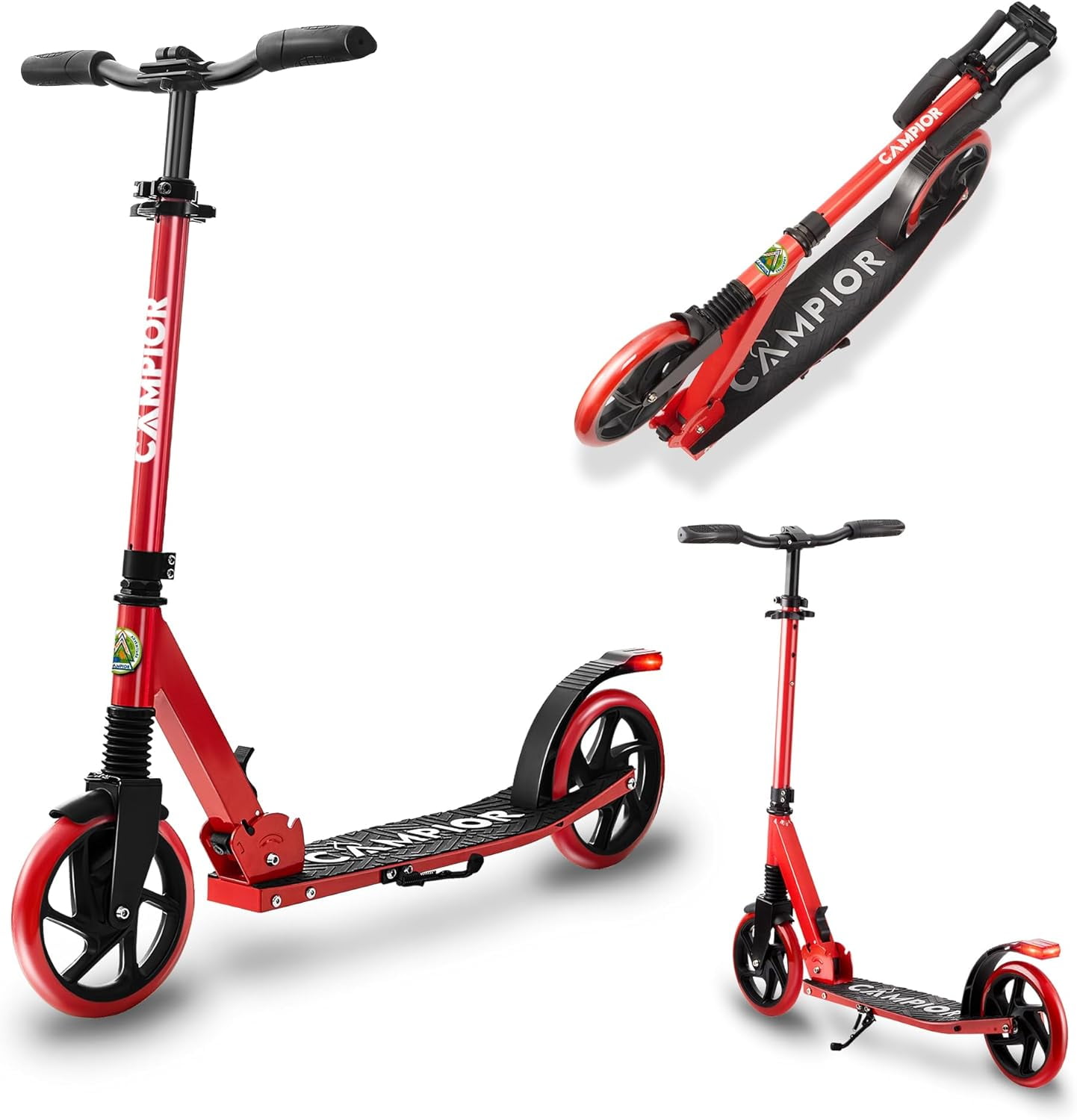 Campior Kick Scooter for Ages 6+, For Kids, Teens, and Adults, Max Load ...