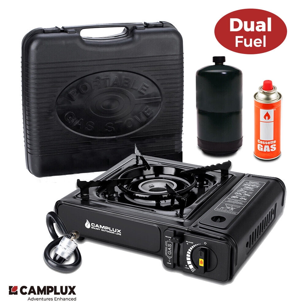 Camplux Portable Gas Camping Stove Dual Fuel Tabletop Cooking Burner ...