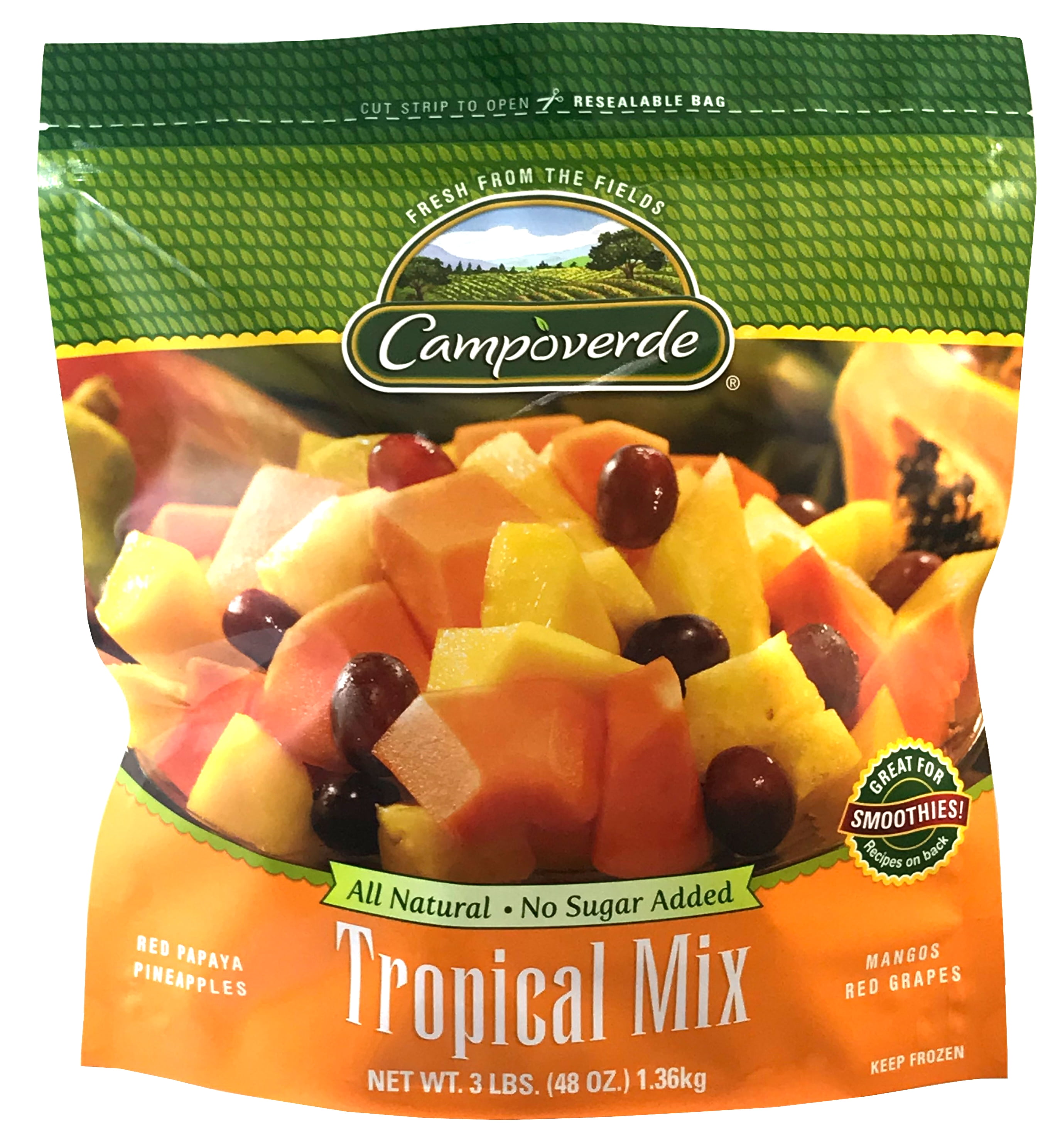 Campoverde Fruit Blend Tropical Mix, 12oz (Frozen) - Walmart.com