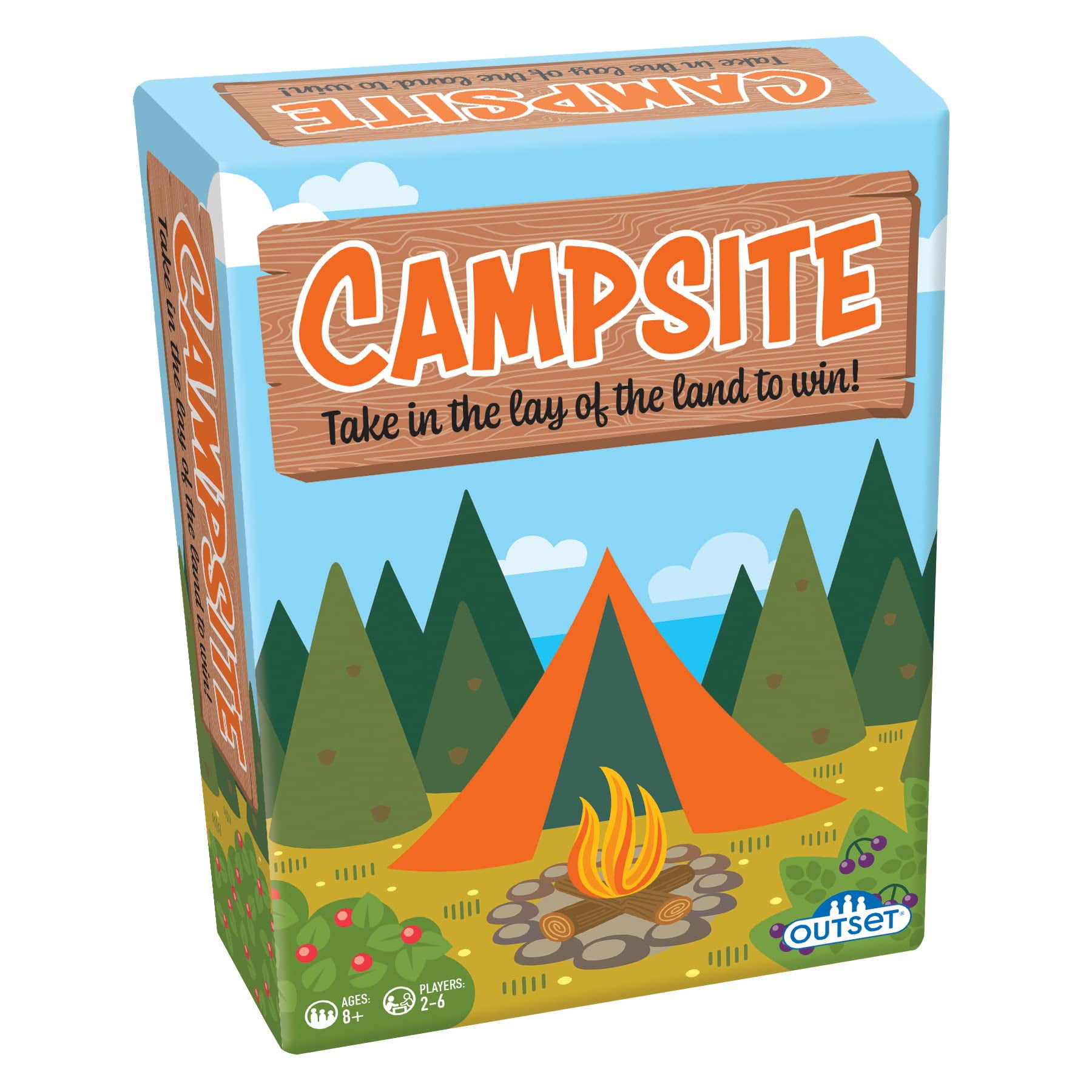 Campsite - Simple Strategy Tile Laying Board Game Outset Media Family ...