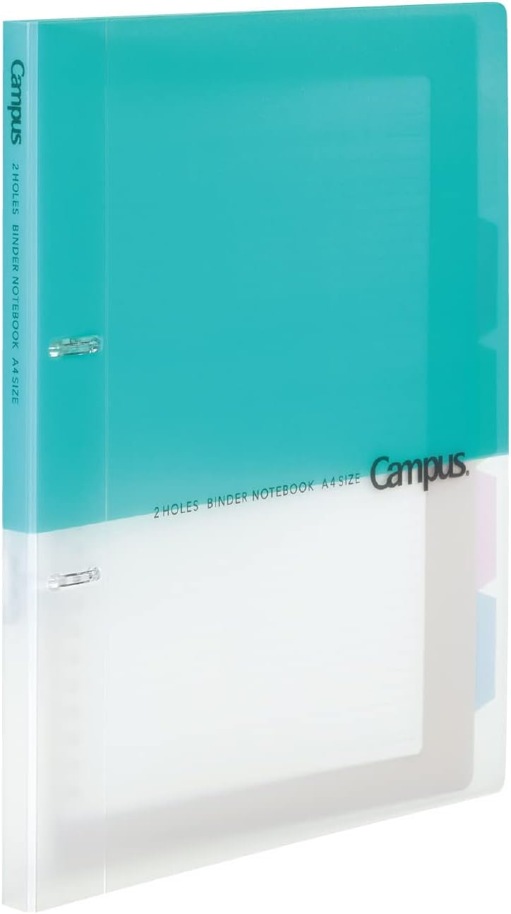 Campus 2-Ring Loose Leaf Binder, A4, 2 Holes, Up to 100 Sheets, Blue, Japan Import - Walmart.com