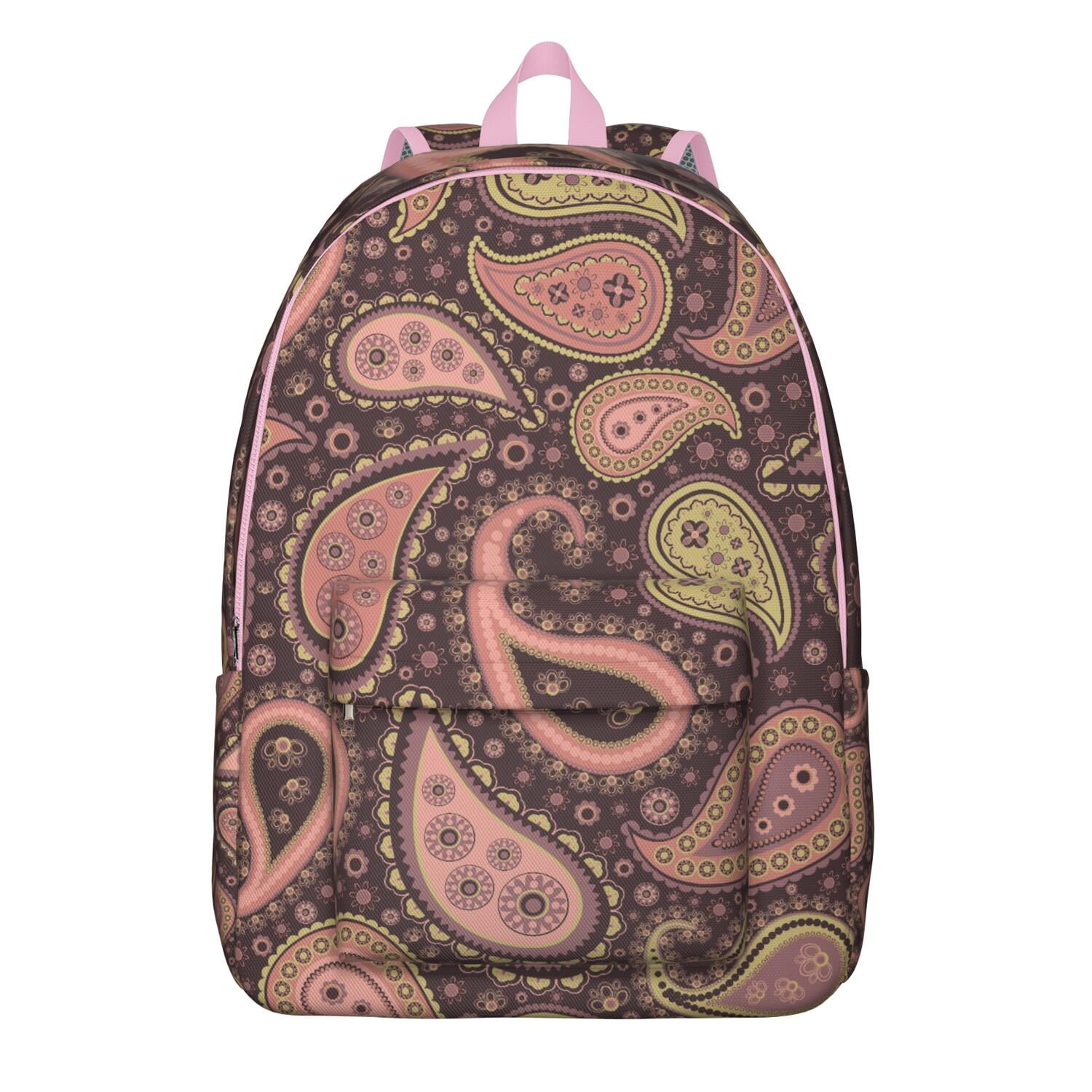 Campus Chic Boho Paisley Backpack, Features a Designated Spot for Your ...