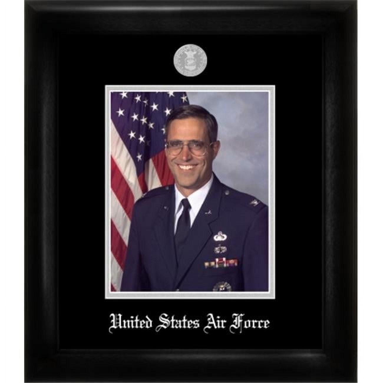 Campus Image AFPS002 Air Force Portrait Frame Silver Medallio - Walmart.com