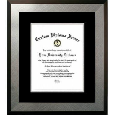 Campus Images HSBS001DD-810 8 x 10 in. Double Degree Honors Silver ...
