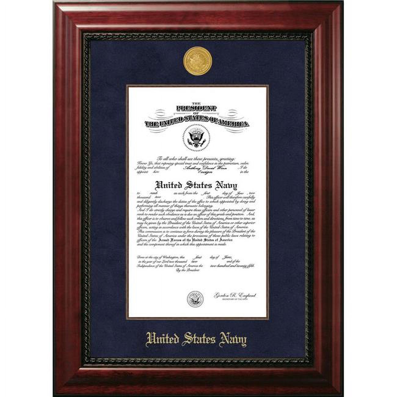 Campus Images 10 x 14 in. Patriot Frames Navy Certificate Executive ...