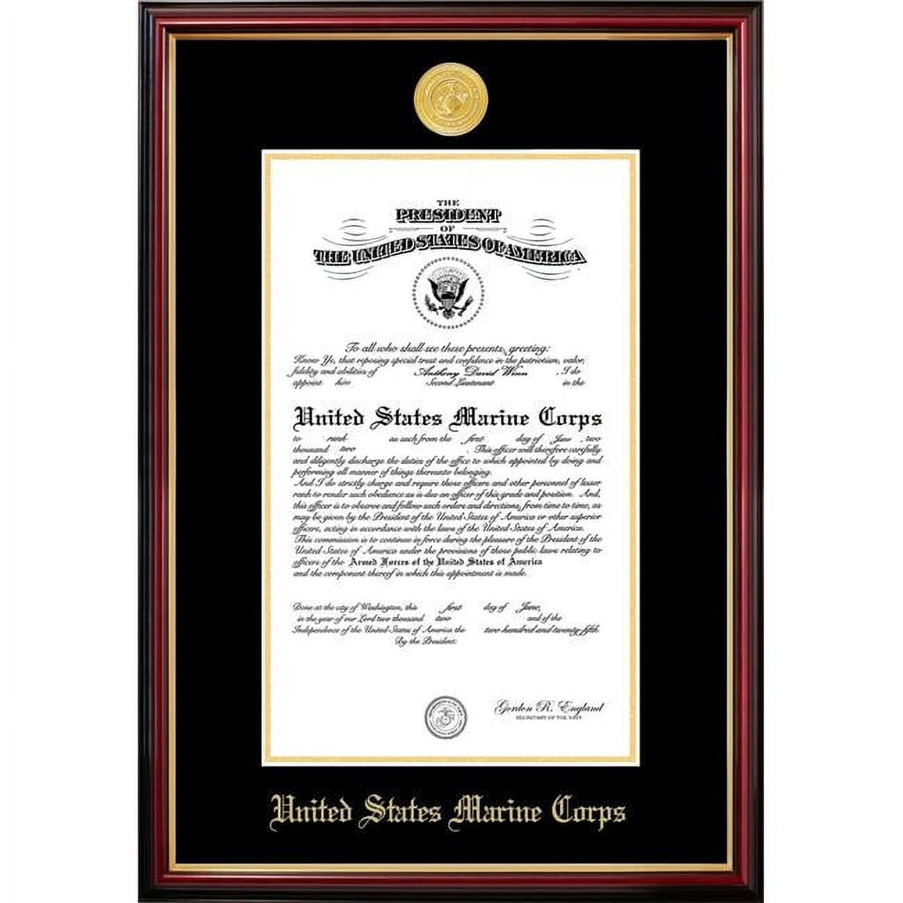 Campus Images MACPT00111x14 11 x 14 in. Patriot Frames Marine ...