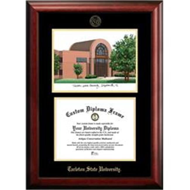 Campus Images 11 x 14 in. Tarleton State University Gold Embossed ...
