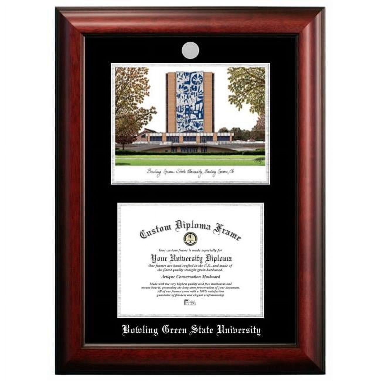 Campus Images 11 x 8.5 in. Bowling Green State Silver Embossed Diploma ...
