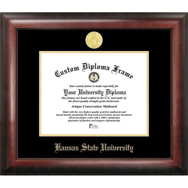 Campus Images KS998GED-1185 11 x 8.5 in. Kansas State University Gold ...