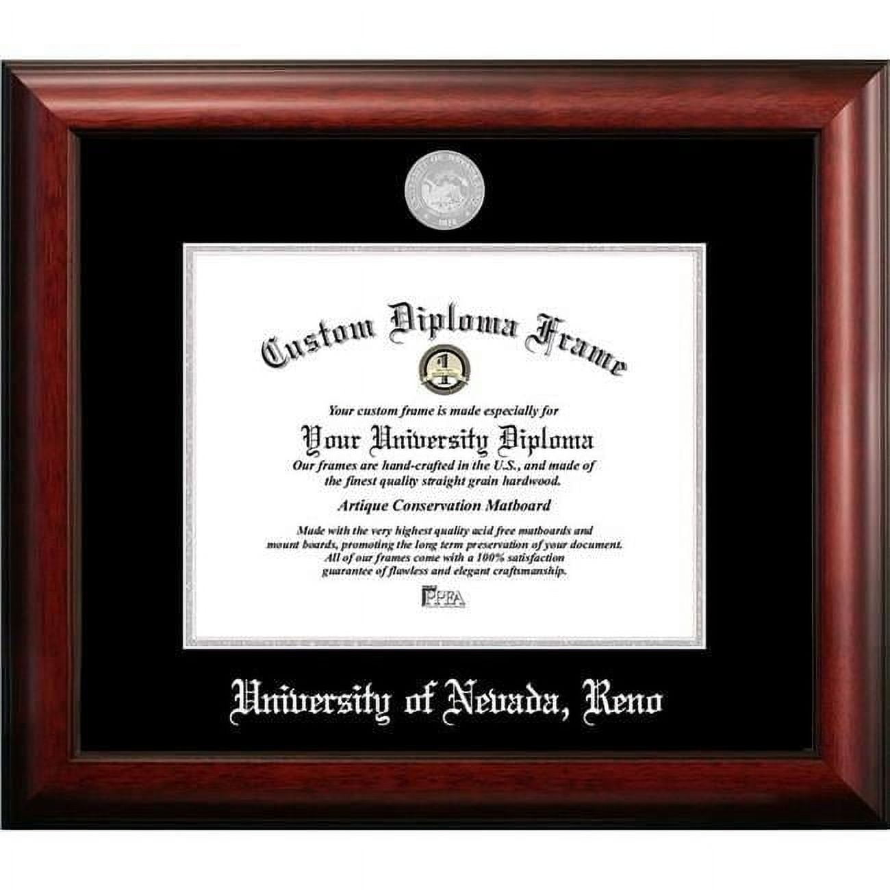 Campus Images 11 x 8.5 in. University of Nevada Silver Embossed Diploma ...
