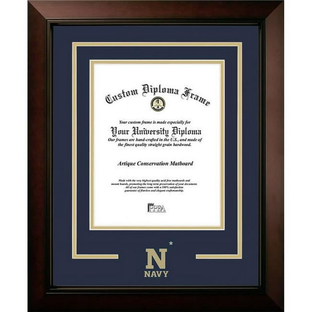 Campus Images 14 x 10 in. United States Naval Academy Logo Diploma ...