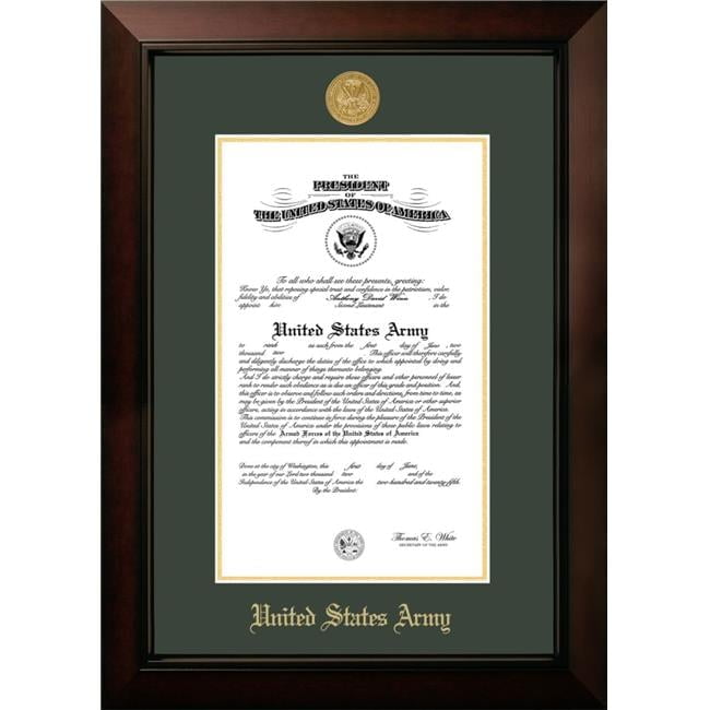 Campus Images 8.5 x 11 in. Patriot Frames Army Certificate Legacy Black ...