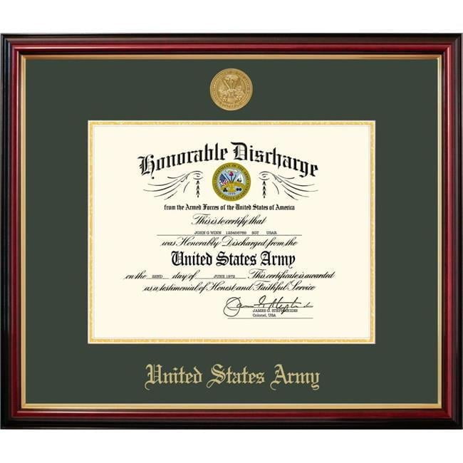 Campus Images 8.5 x 11 in. Patriot Frames Army Discharge Petite ...