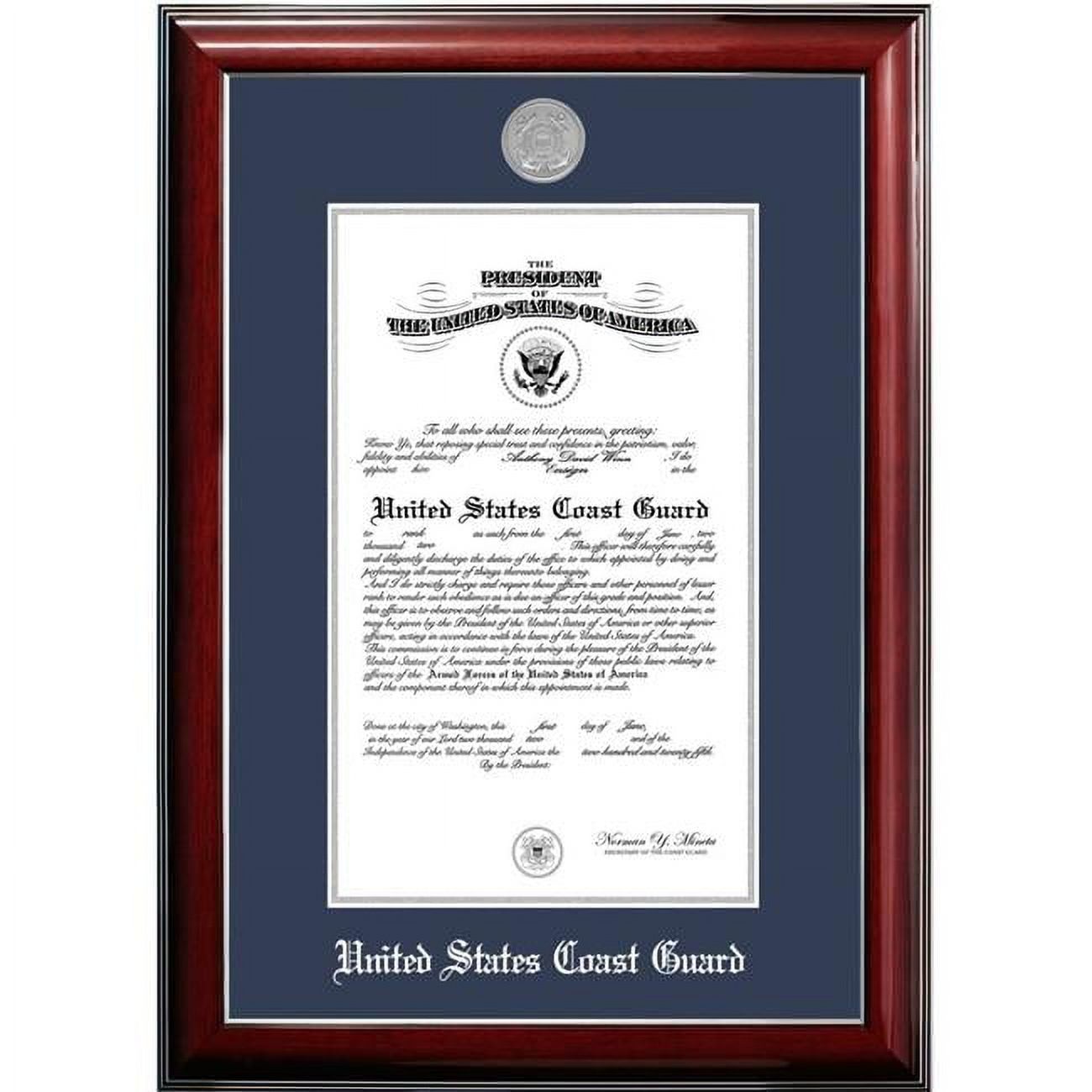 Campus Images 8.5 x 11 in. Patriot Frames Coast Guard Certificate ...