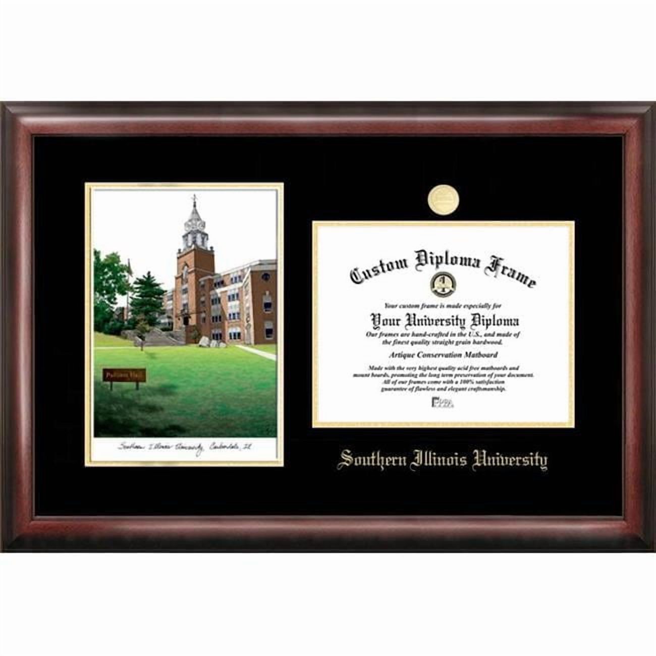 Campus Images IL972LGED-1185 8.5 x 11 in. Southern Illinois University ...