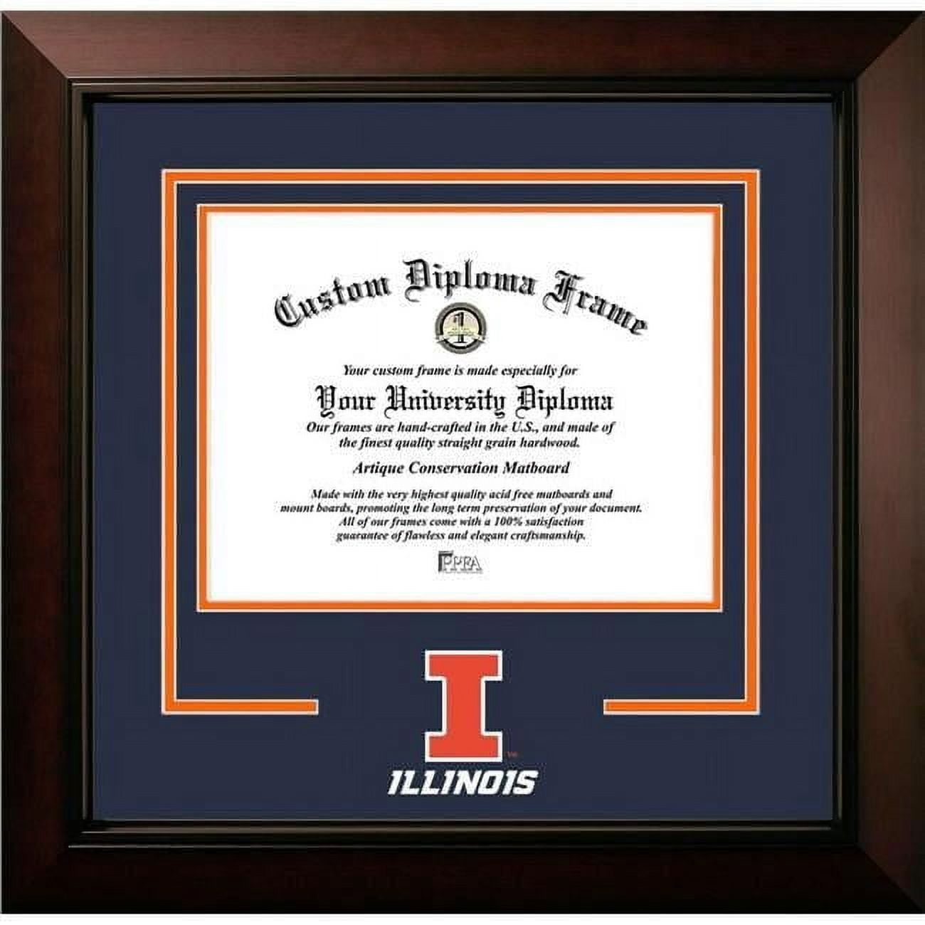 Campus Images 8.5 x 11 in. University of Illinois Fighting Illini Logo ...