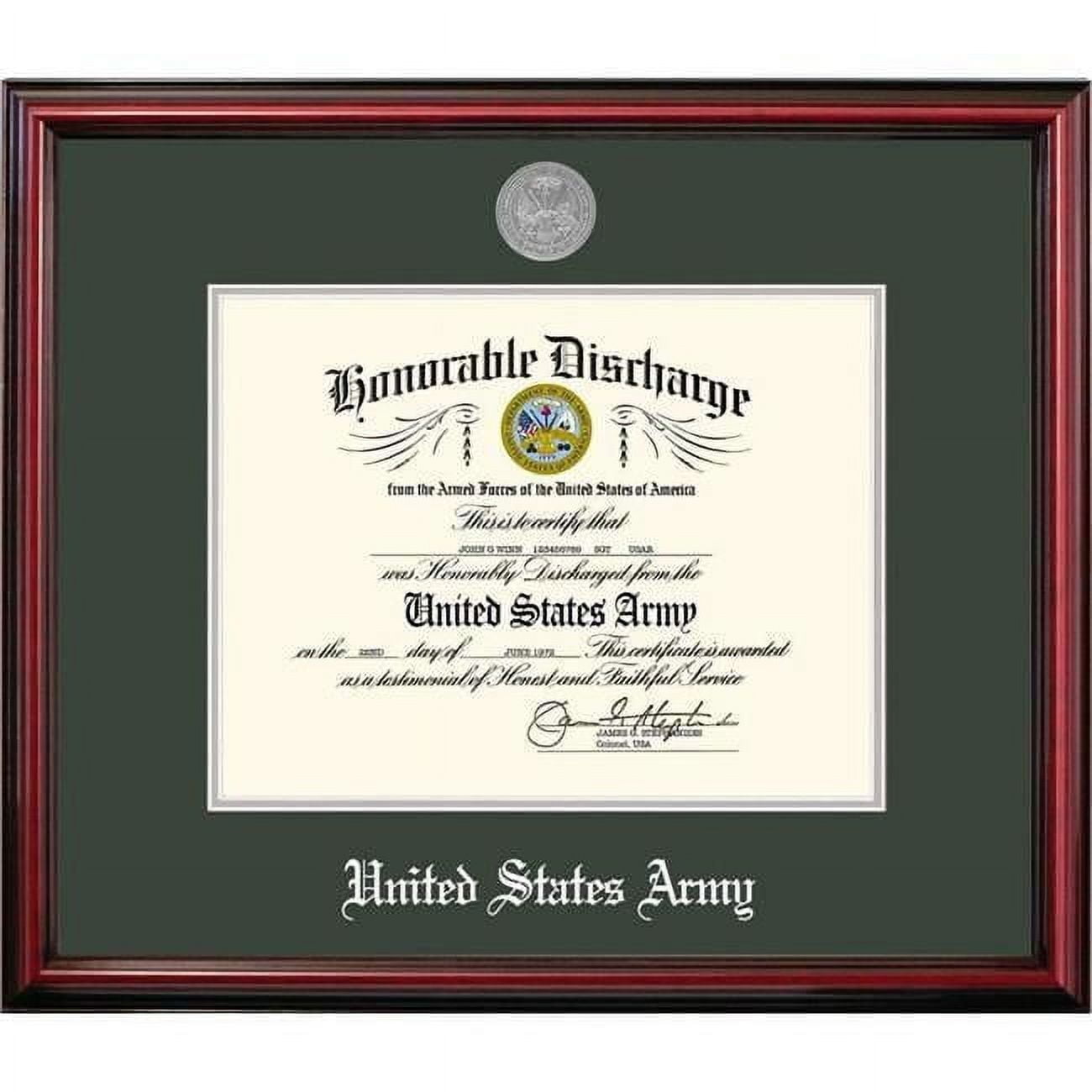 Campus Images ARDPT0028x10 8 x 10 in. Patriot Frames Army Discharge ...