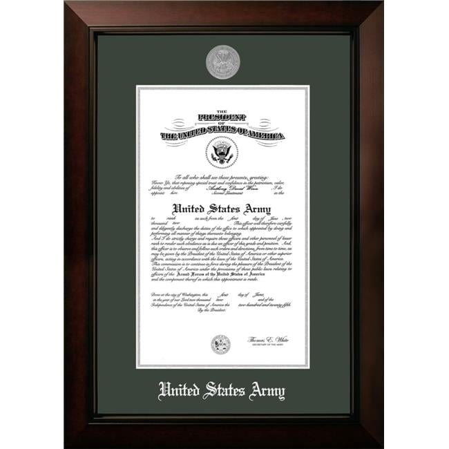 Campus Images ARCLG0028x10 8 x 10 in. Patriot Frames Army Certificate ...