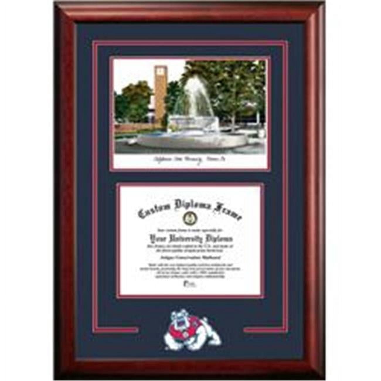Campus Images CA920SG-1185 8.5 x 11 in. Cal State Fresno Spirit ...