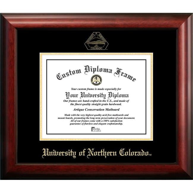 Campus Images CO996GED-108 8 x 10 in. University of Northern Colorado Gold Embossed Diploma ...