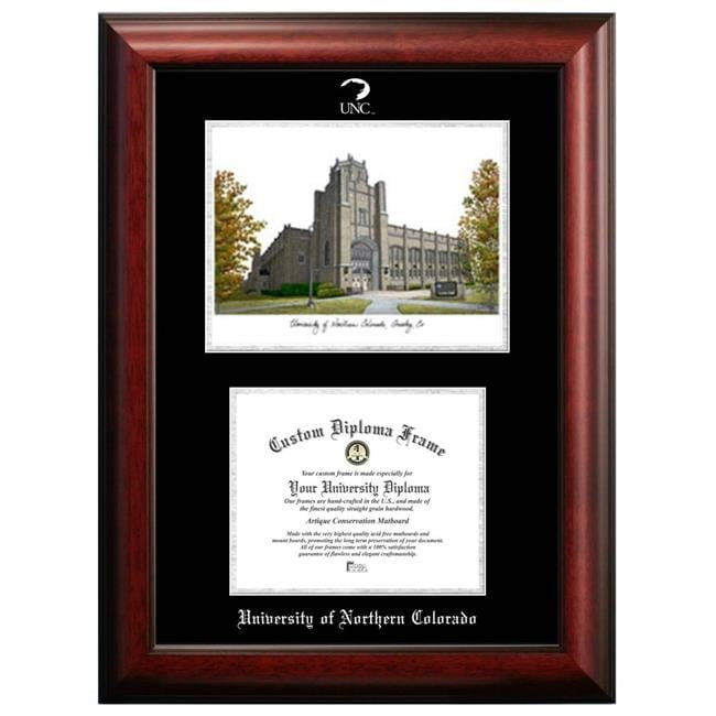 Campus Images CO996LSED-108 10 x 8 in. University of Northern Colorado Silver Embossed Diploma ...