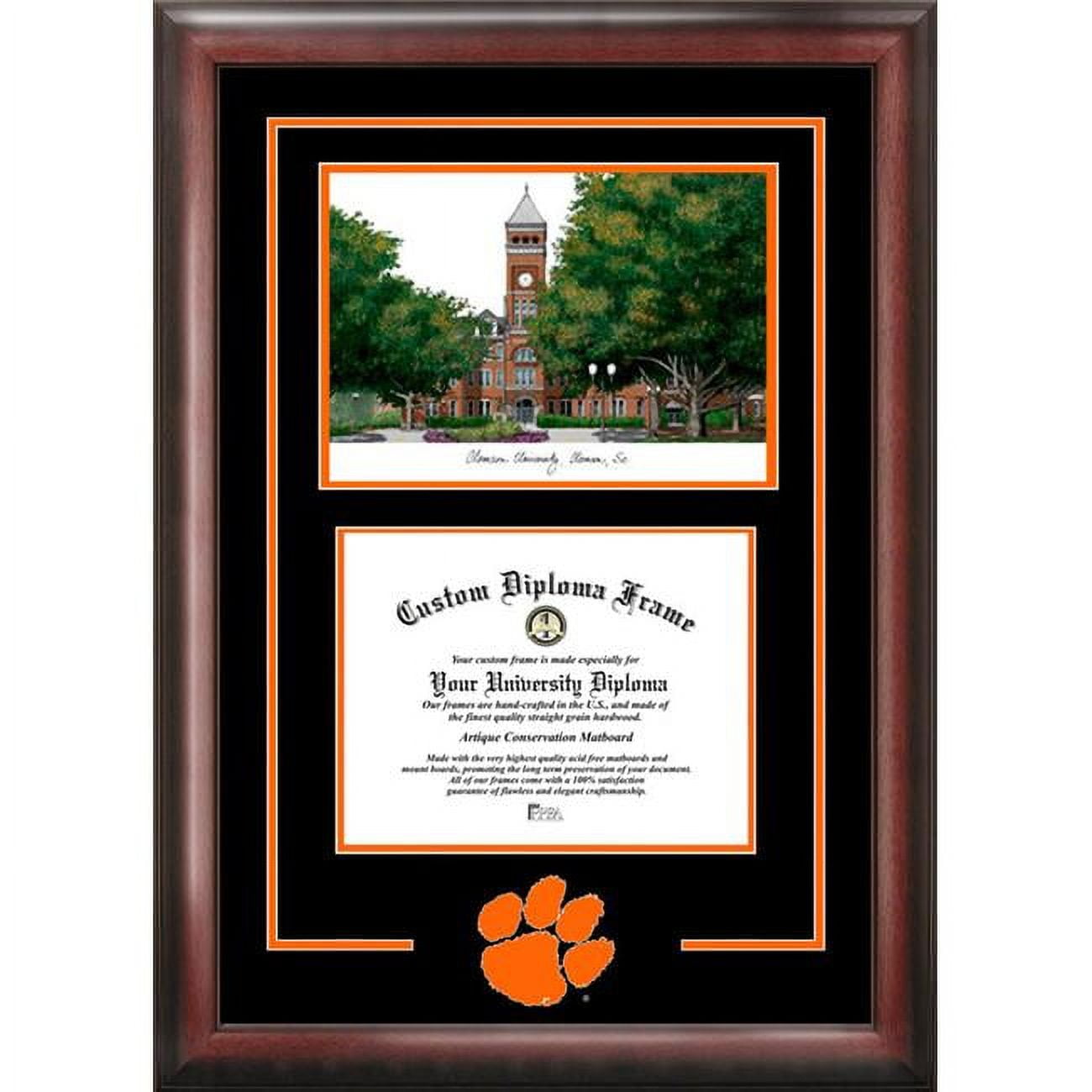 Campus Images Clemson University Spirit Graduate Frame with Campus ...