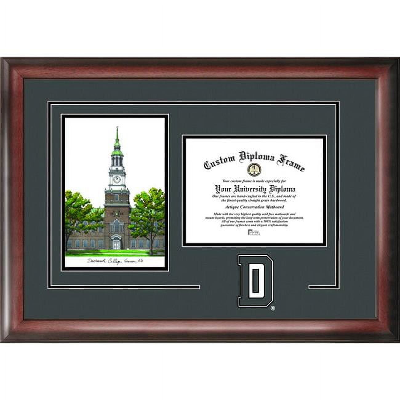 Campus Images Dartmouth College Gold Embossed Diploma Frame with Campus ...