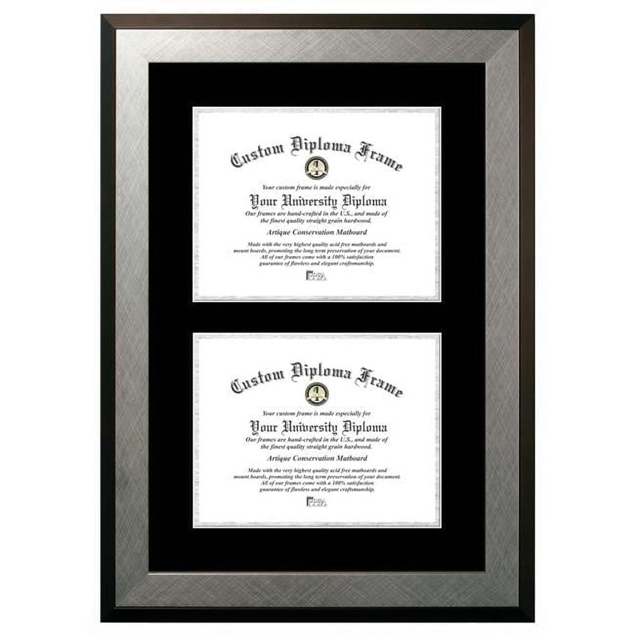 Campus Images HSBS001DD-8511 8.5 x 11 in. Double Degree Honors Silver ...