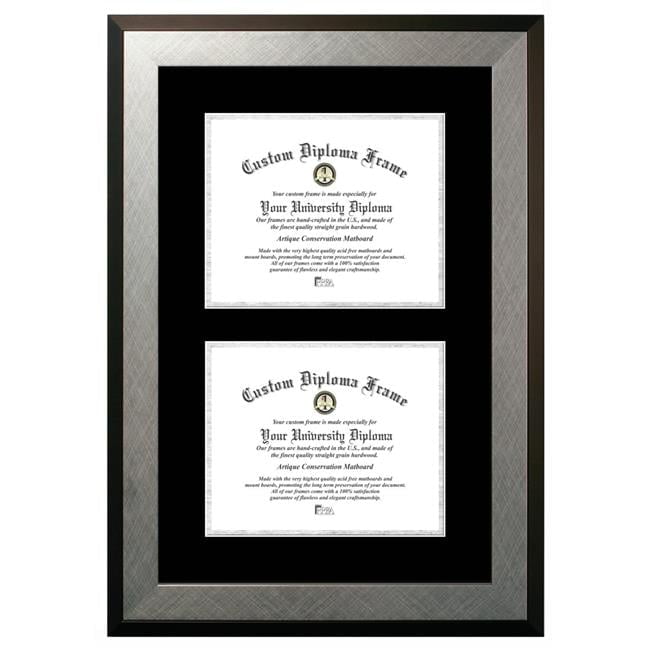 Campus Images HSBS001DD-810 8 x 10 in. Double Degree Honors Silver ...