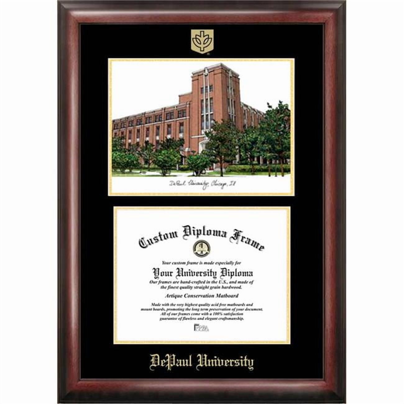 Campus Images IL974LGED-1185 8.5 x 11 in. DePaul University Gold ...