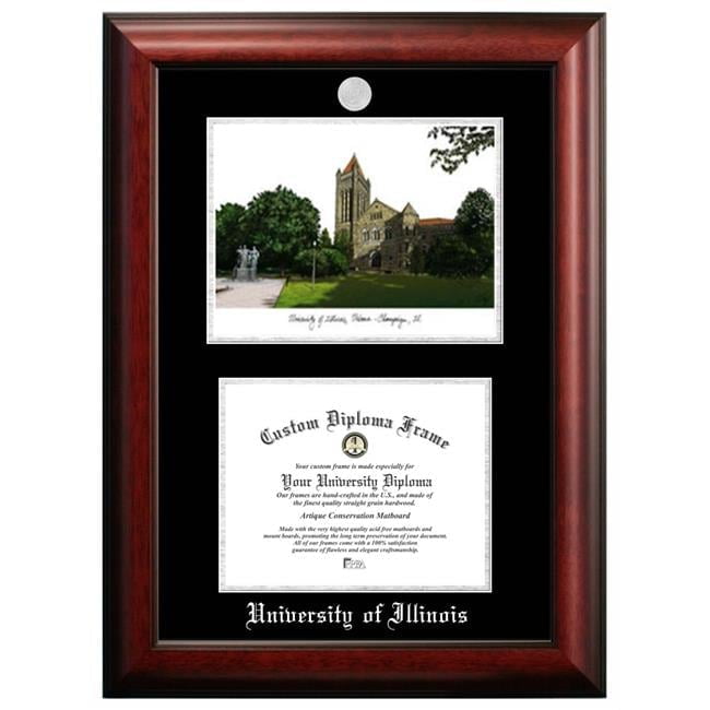 Campus Images IL976LSED-1185 11 x 8.5 in. University of Illinois Urbana ...