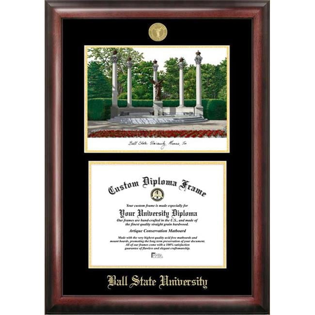 Campus Images IN985LGED Ball State University Gold embossed diploma ...