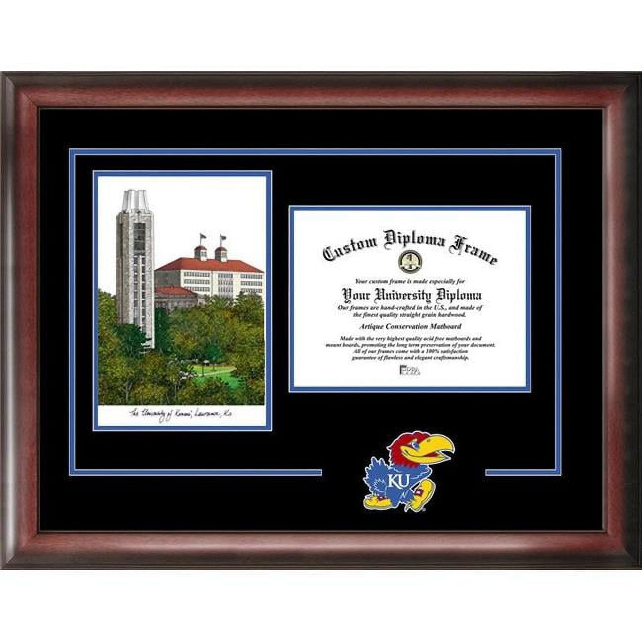 Campus Images KS999SG-1185 8.5 x 11 in. University of Kansas Jayhawks ...