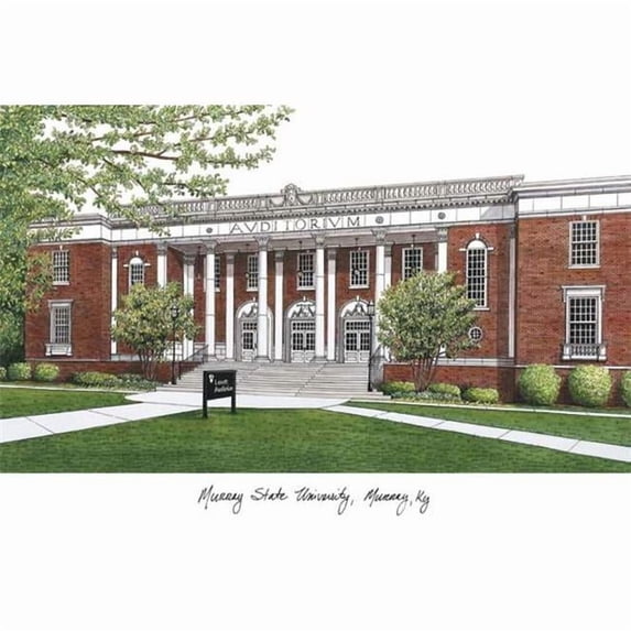 Campus Images KY984 Murray State University Campus Images Lithograph ...