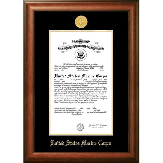 Campus Images MACSW0028x10 8 x 10 in. Patriot Frames Marine Certificate ...
