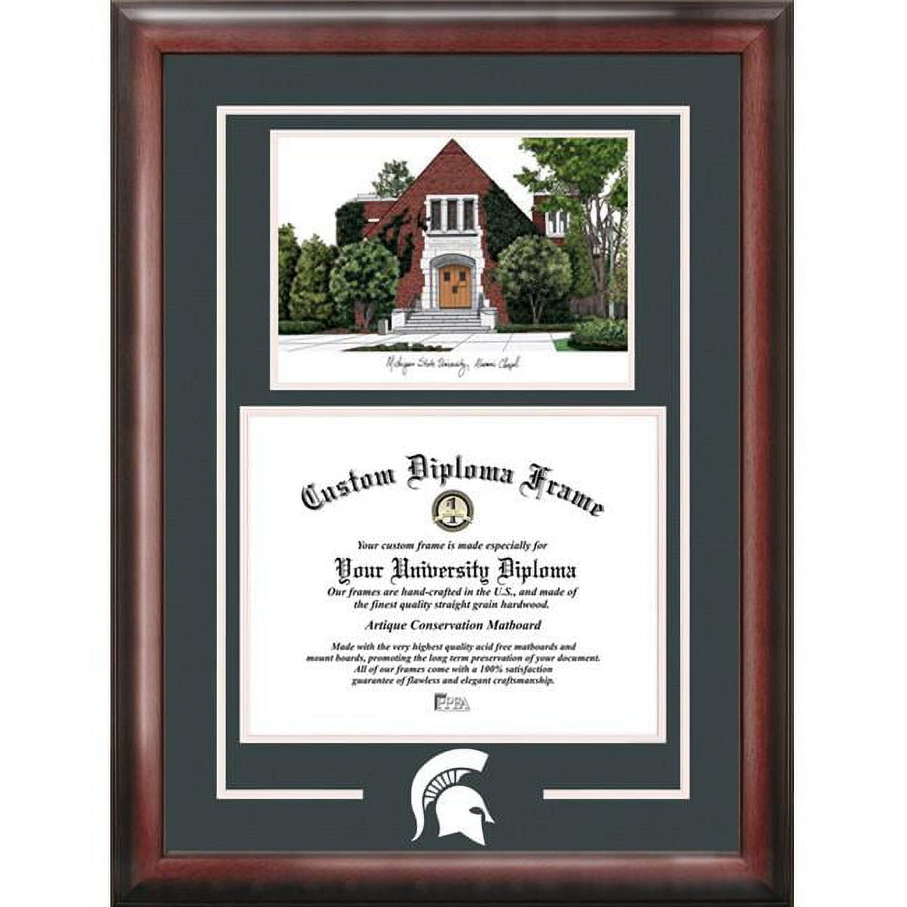 Campus Images Michigan State University Alumni Chapel Spirit Graduate ...