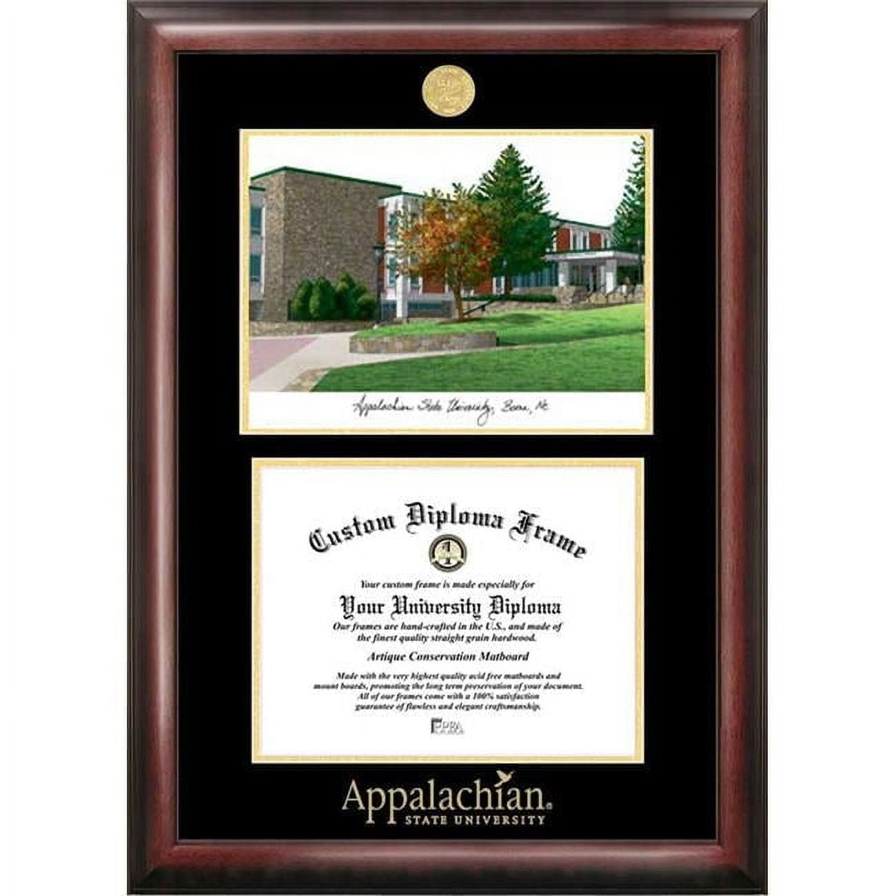 Campus Images NC998LGED Appalachian State University Gold embossed ...