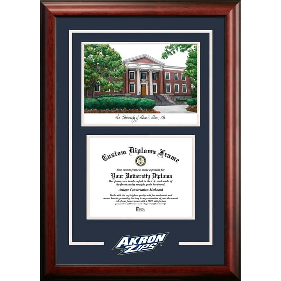 Campus Images OH983SG University of Akron Spirit Graduate Frame with ...