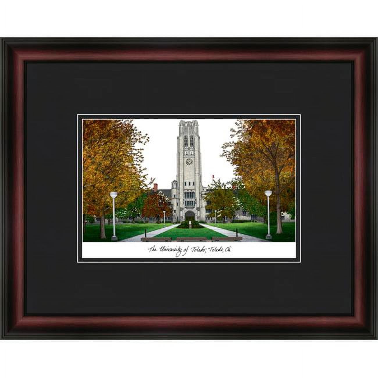 Campus Images OH985A 18'' x 14'' University of Toledo Academic Frame ...