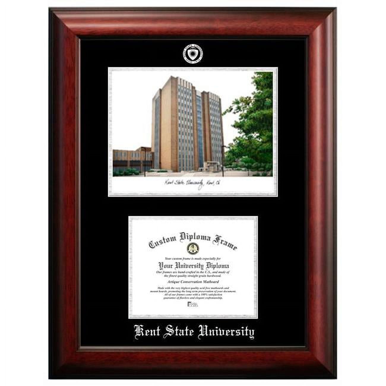 Campus Images OH989LSED-97 9 x 7 in. Kent State University Silver ...