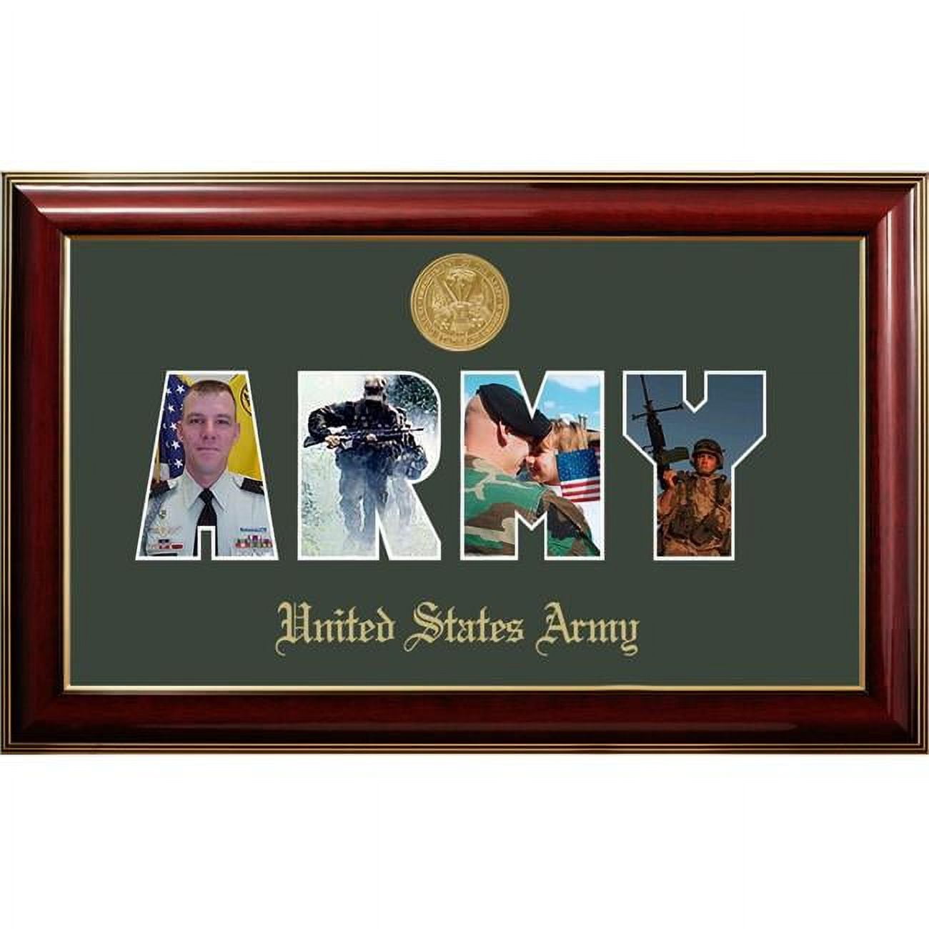 Campus Images Patriot Frames Army Collage Photo Classic Mahogany Frame ...