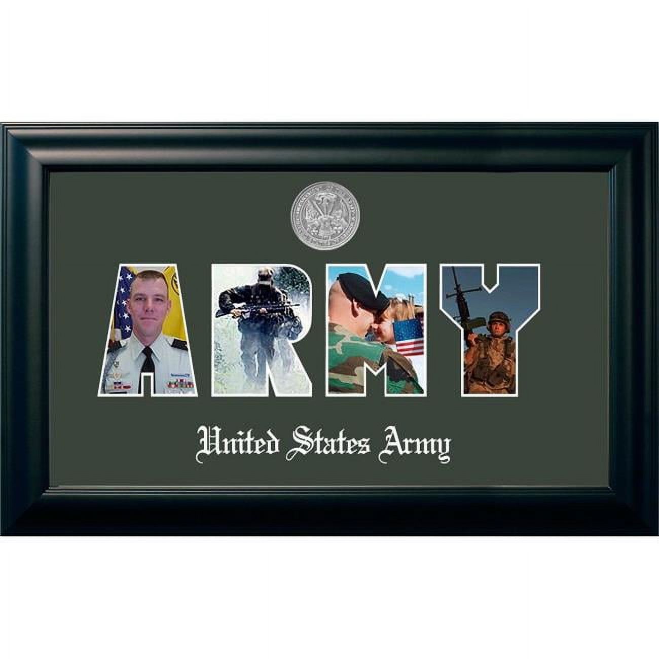 Campus Images Patriot Frames Army Collage Satin Black Photo Frame with ...