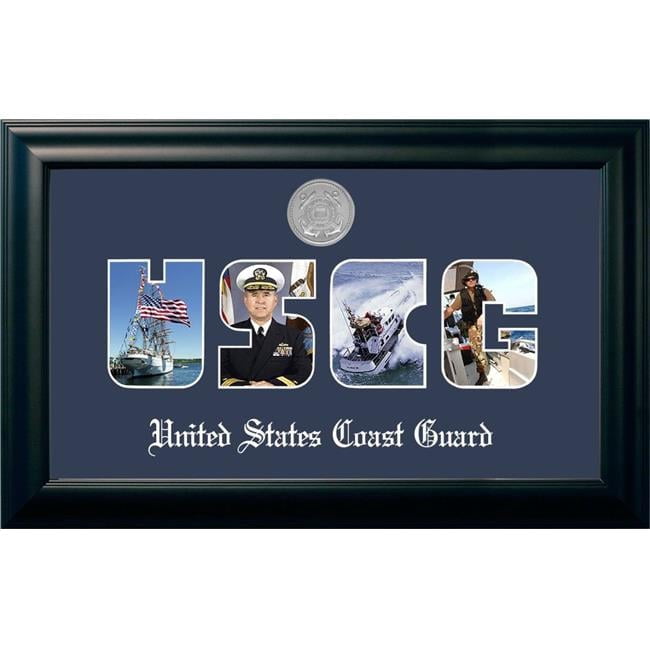 Campus Images CGSS002S Patriot Frames Coast Guard Collage Satin Black ...