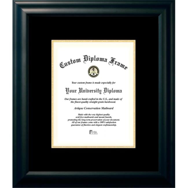 Campus Images SBBG001810 8 x 10 in. Satin Certificate Frame with Black ...