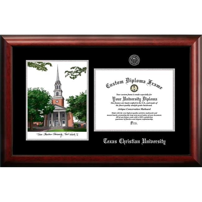 Campus Images TX949LSED-1185 11 x 8.5 in. Texas Christian University ...