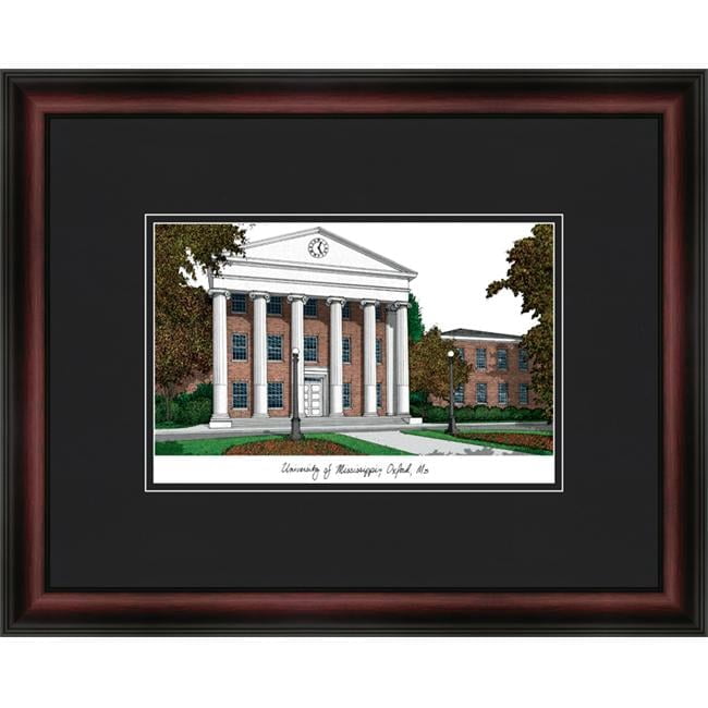 Campus Images MS999A University of Mississippi Academic Lithograph ...