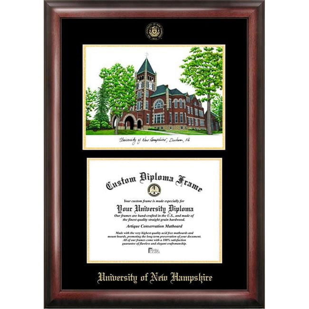 Campus Images University of New Hampshire Gold embossed diploma frame ...