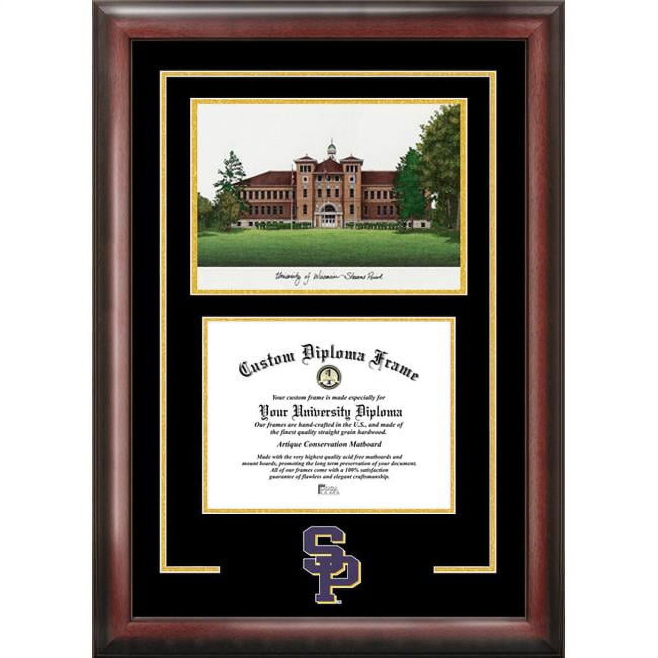 Campus Images University of Wisconsin Spirit Graduate Frame with Campus ...